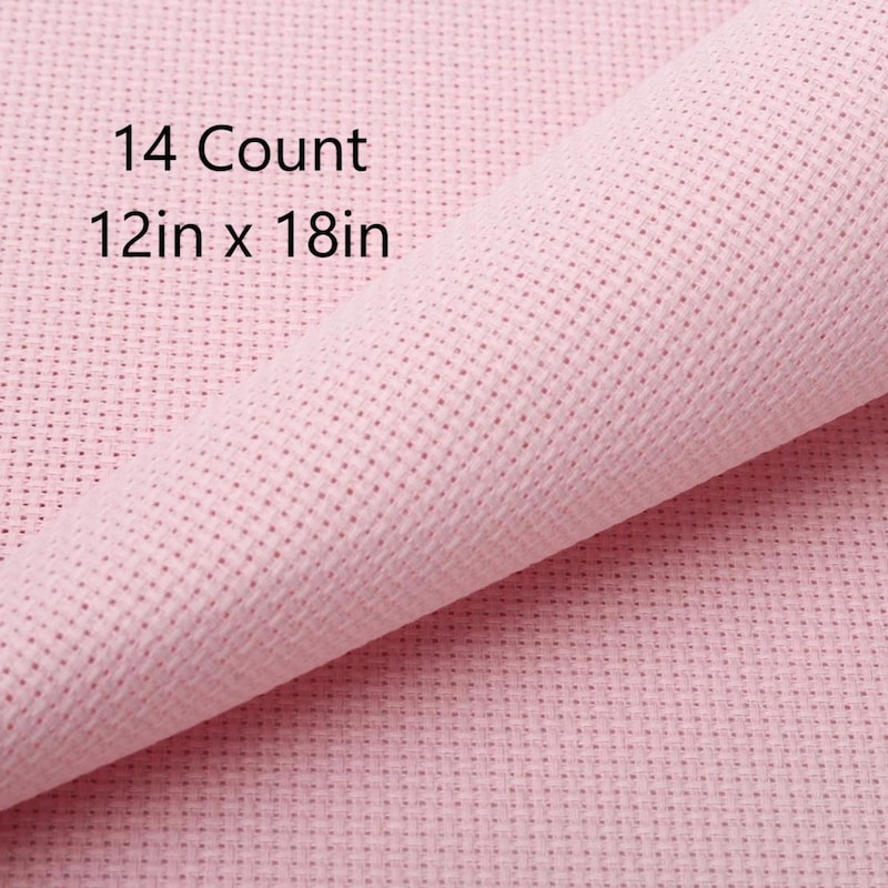 Aida Cloth 16 Ct Pink - Etsy