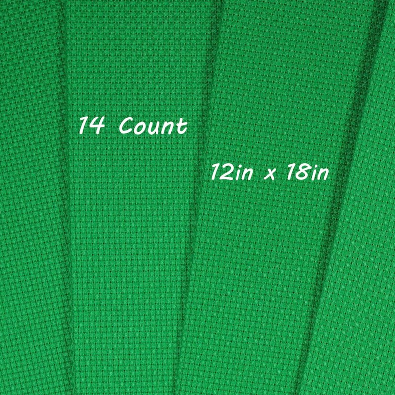 Green Fabric 18 Count - Etsy