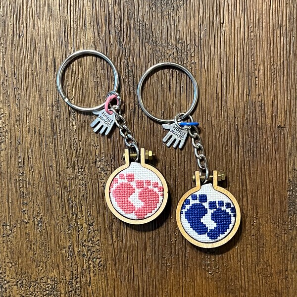 Cross Stitch Baby Footprint Pattern - Etsy