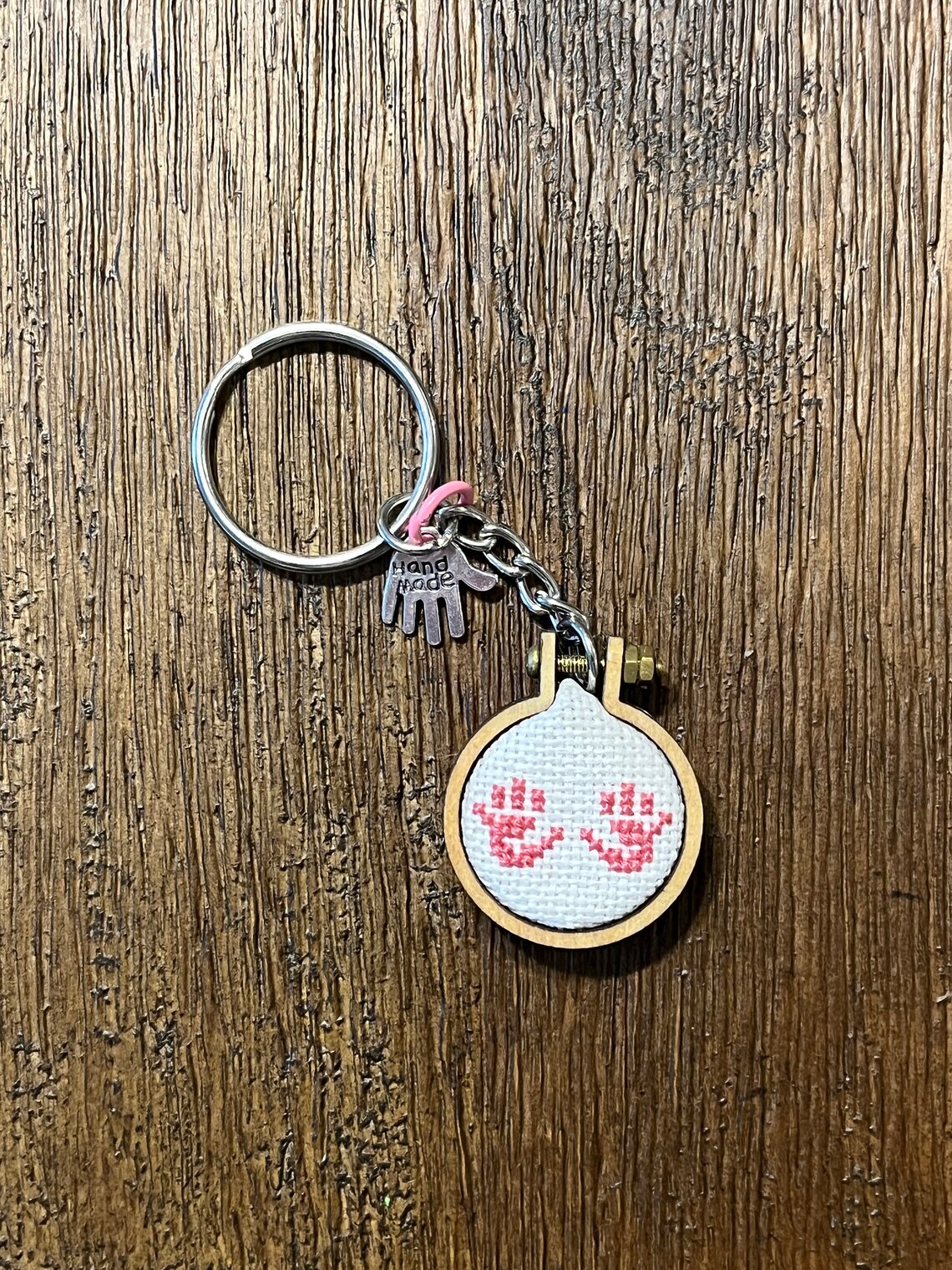 Baby Hands Keychain, Boy or Girl, Blue or Pink, Handprint, Finished ...