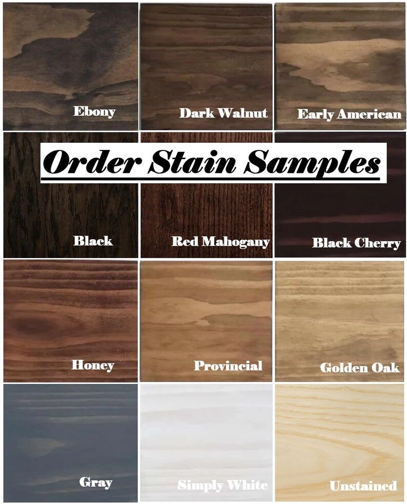 Stain Samples - Etsy