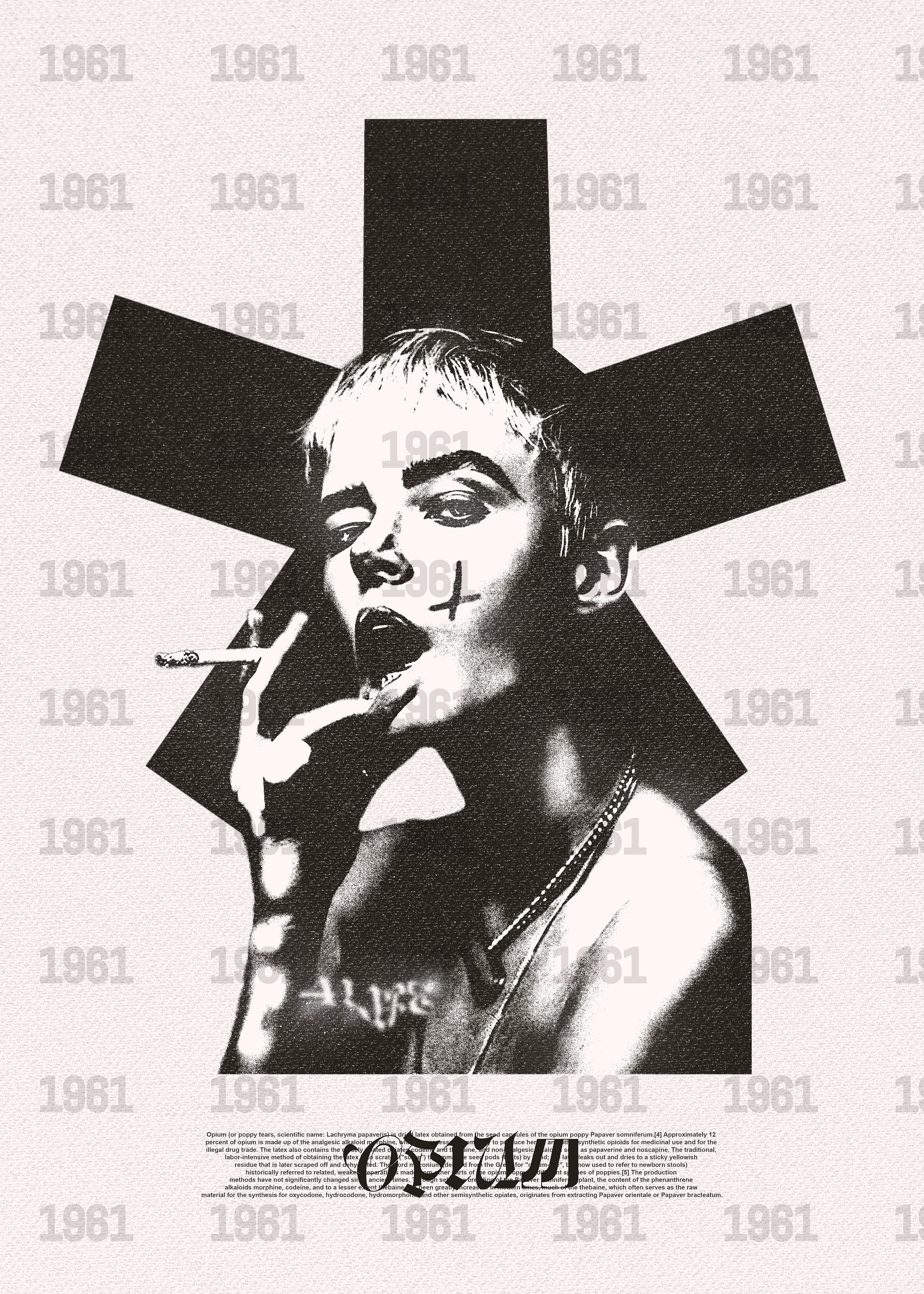 Destroy Lonely Set of 3 Posters Opium Poster Ken (Download Now) - Etsy