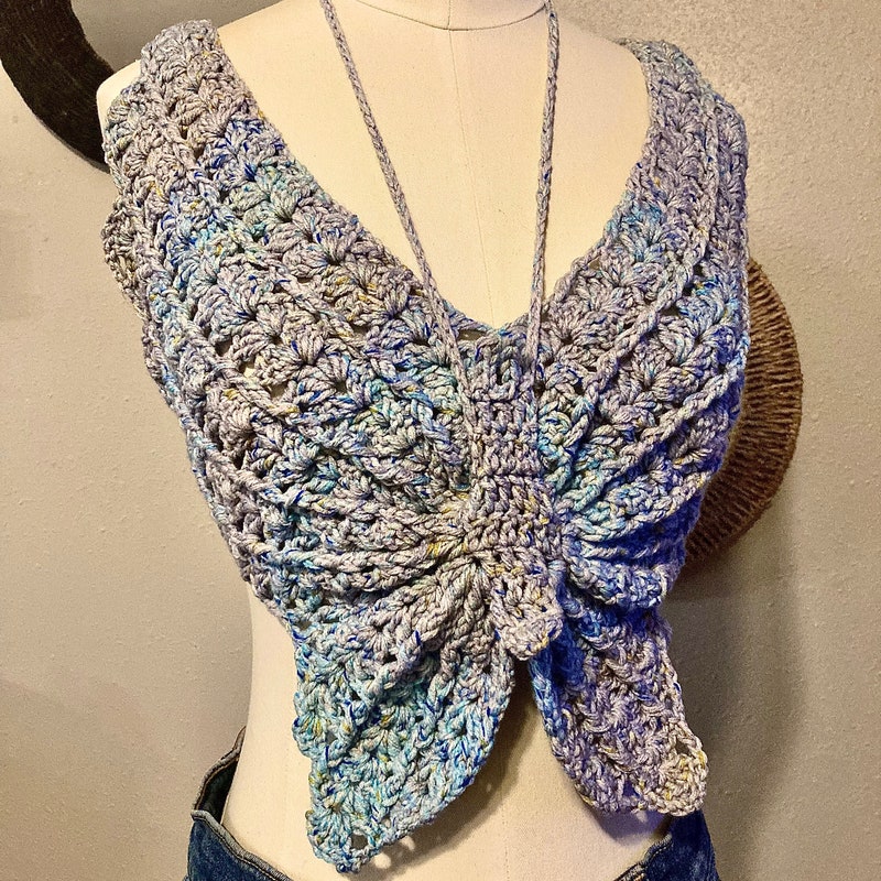 Butterfly Halter Top - Etsy