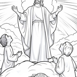30 Bible Stories Coloring Book for Children - Etsy