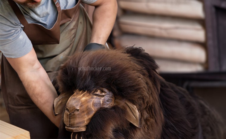 Bull Stool Bully Locki Black Cow Stool Animal Stool Highland Cattle - Etsy