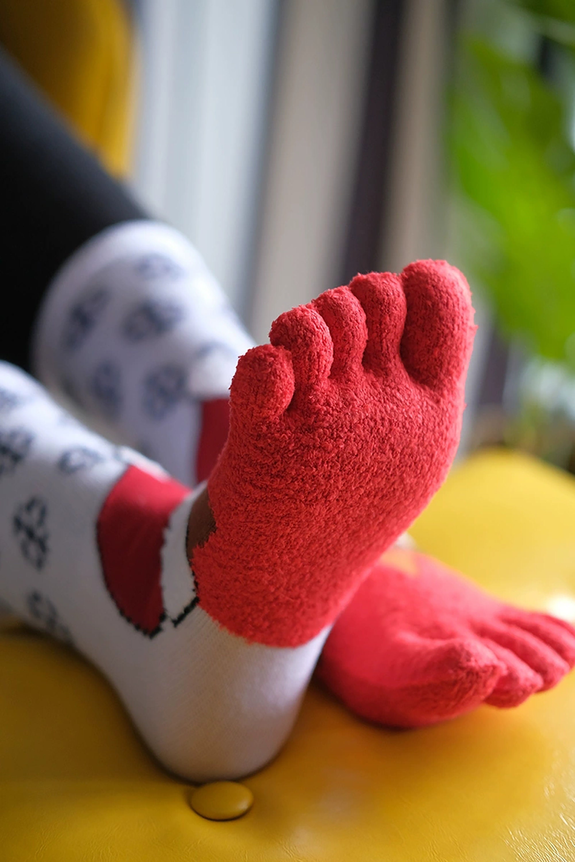 Christmas Socks,five Toe Socks,japanese Style Split-toe Tabi Socks ...