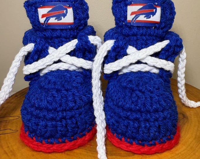 Buffalo Bills Baby Booties Shoes Slippers Boots 3-9+ Months Infant ...