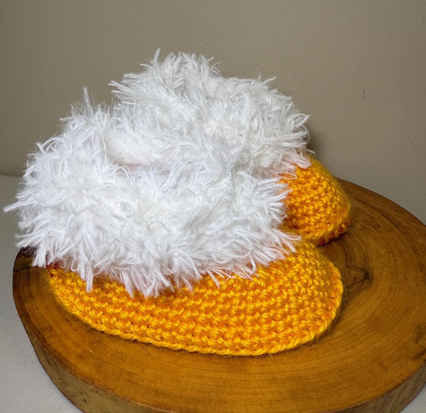 Kansas City Chiefs Booties, Boots, Shoes, Slippers With Faux Fur Cuff ...