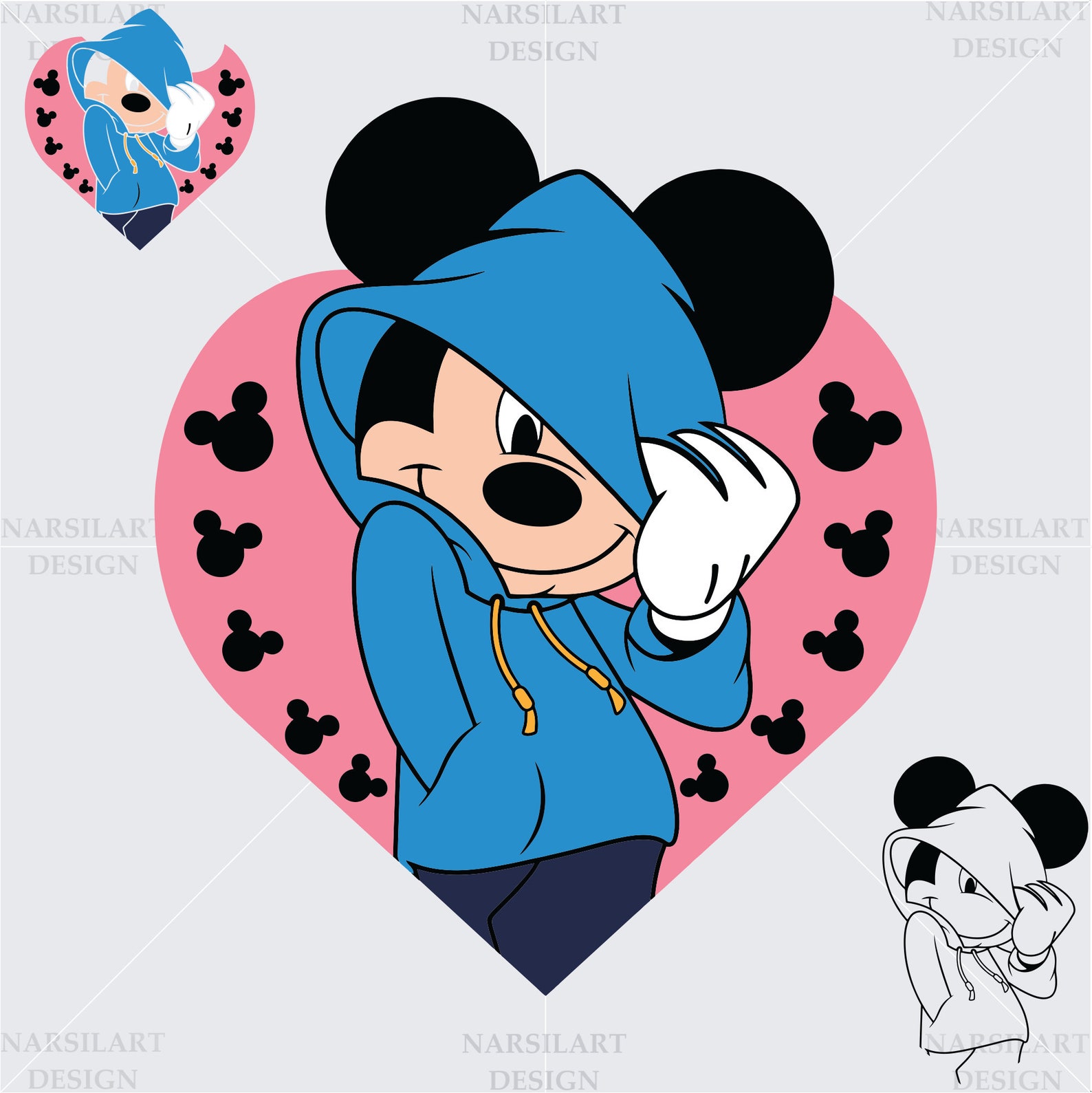 Mickey SVG, Mickey Svg, Instant Download, Silhouette Cameo, Shirt ...