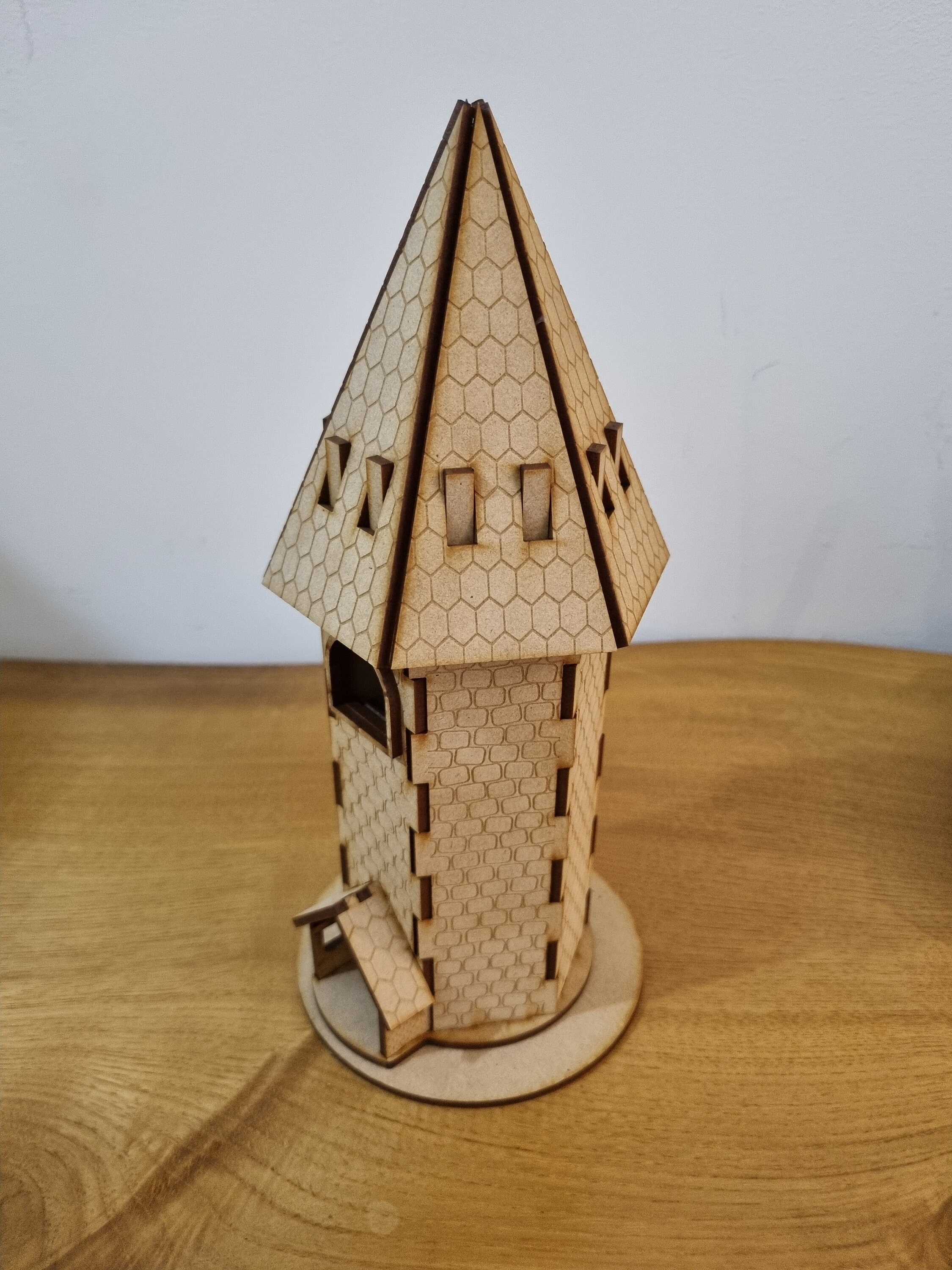 Laser Cut Dungeons & Dragons Wizard's Dice Tower - Laser Cutting Files ...
