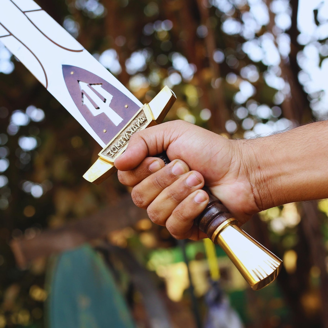 Handmade Riptide Sword of Percy Jackson, Anaklusmos Sword , Sword Gift ...