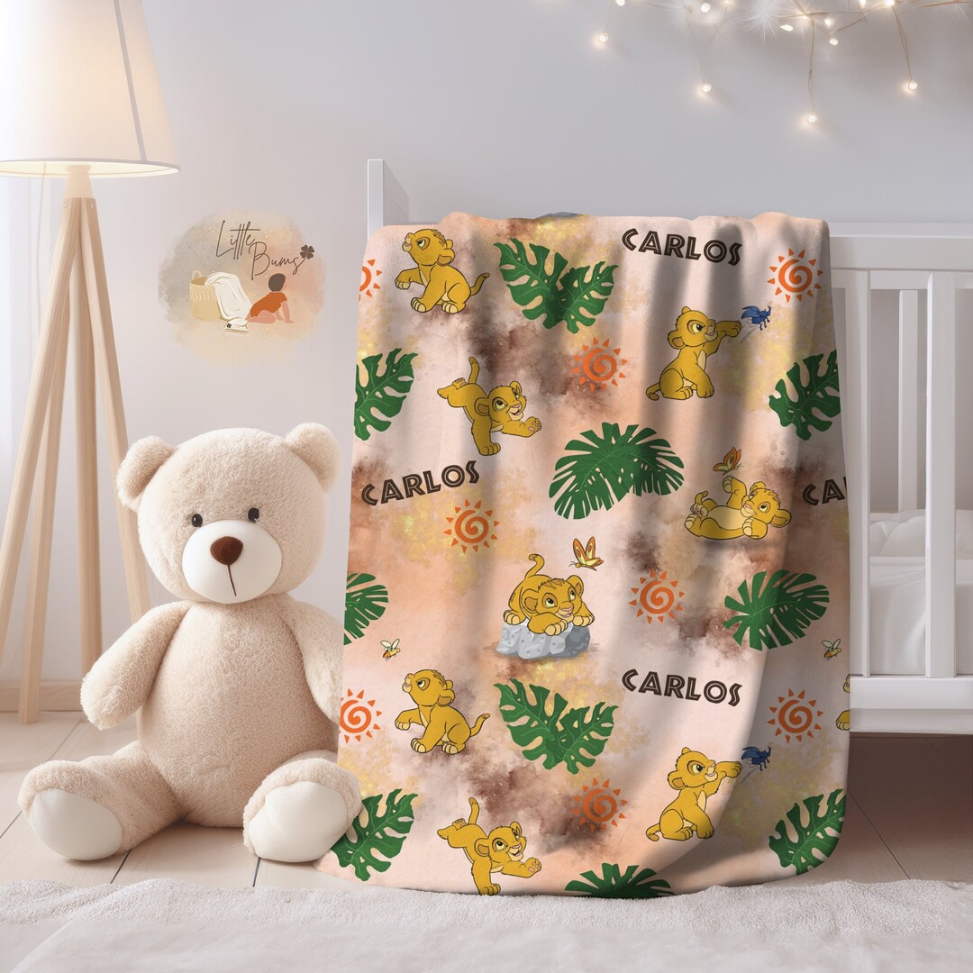 Baby Simba Blanket Lion King Blanket Baby Blanket Kids Banket ...