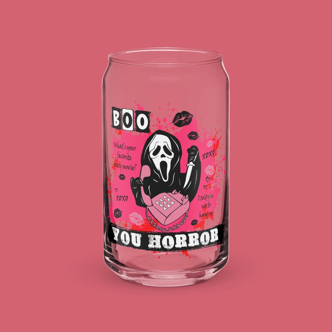 Boo You Horror Ghost Face Cup Halloween Cups Libby Cup Iced - Etsy