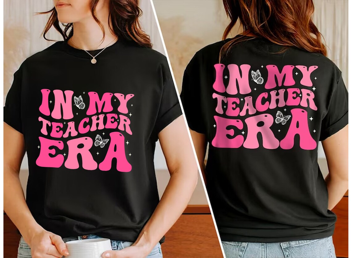 Teacher Png, in My Teacher Era Png, Retro Teacher Era Png, Back to ...