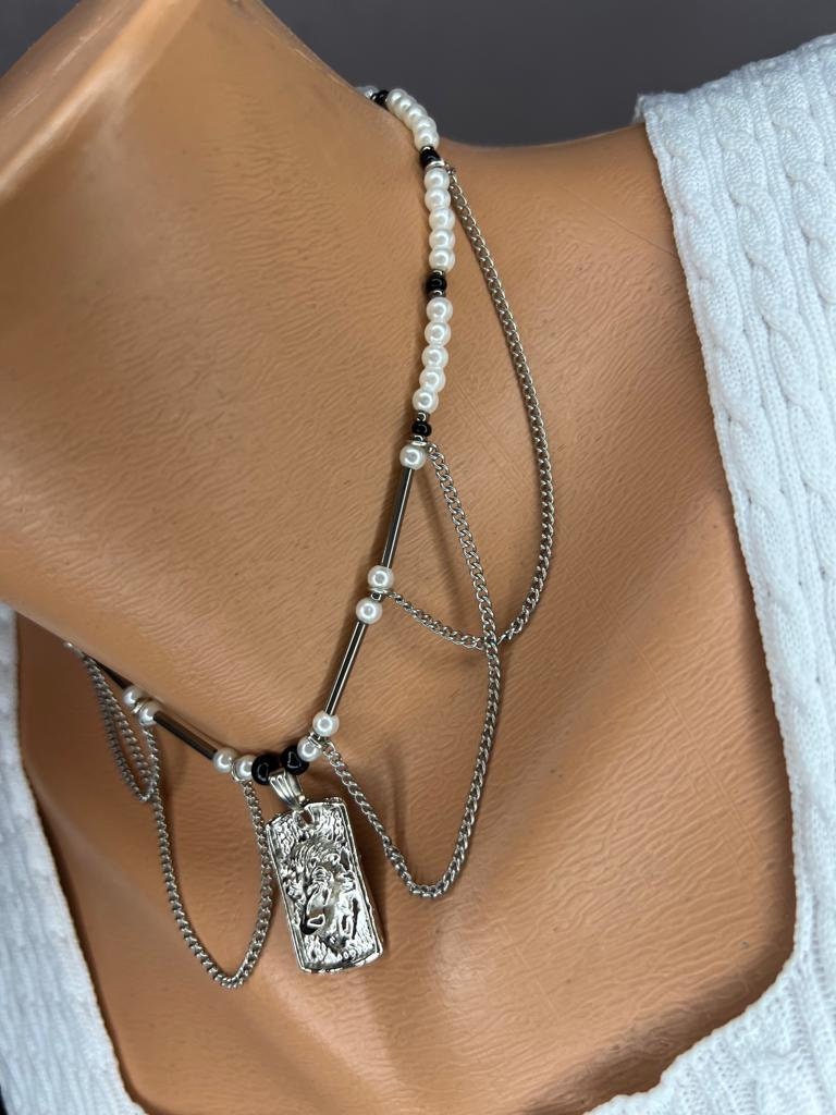 Lion Chain Necklace - Etsy