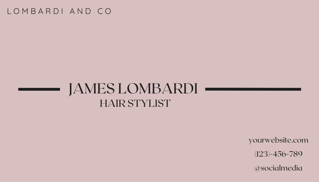 Editable Minimalistic Business Cards - Etsy