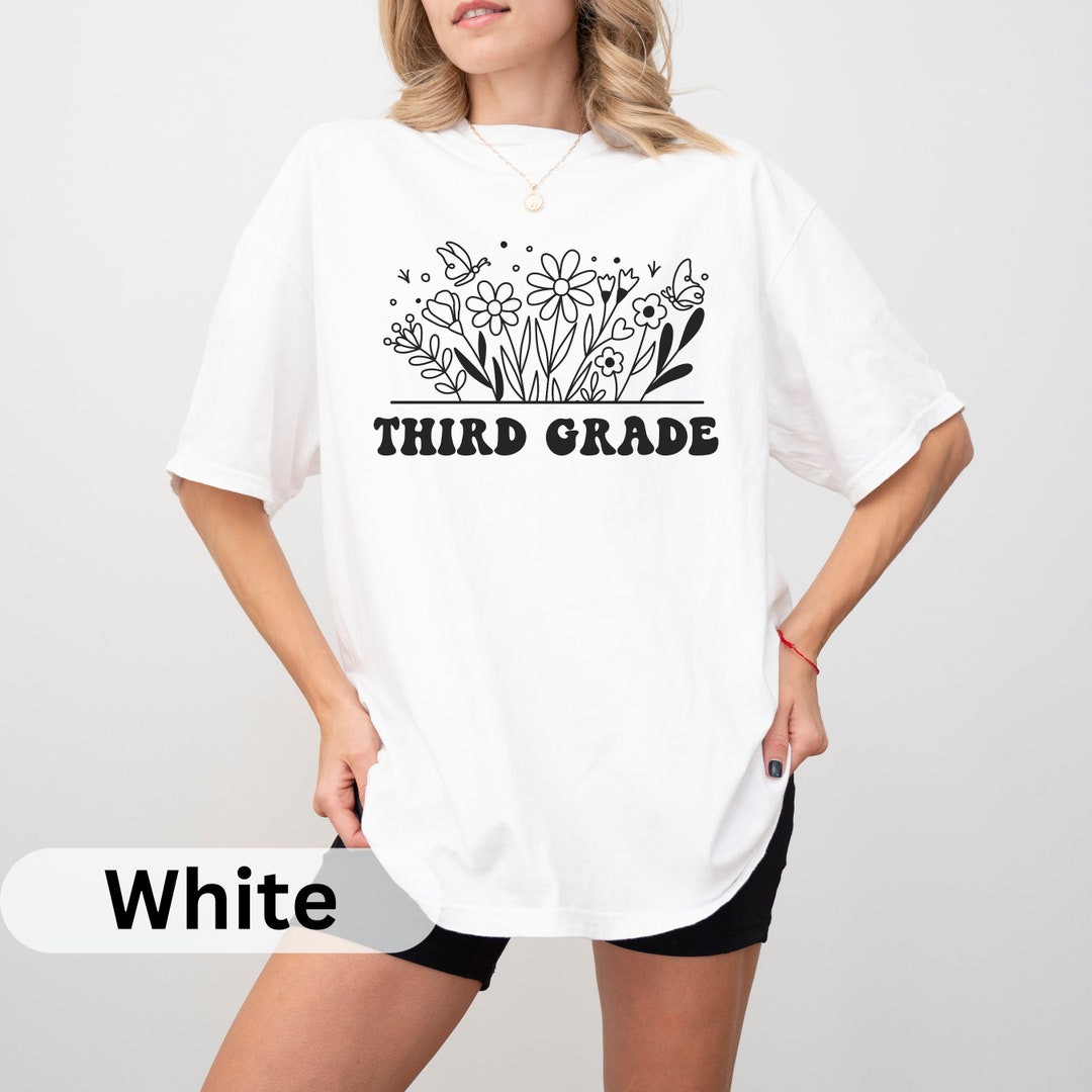 Custom Third Grade Shirt for Teacher Third Grade Math Teacher Shirt ...