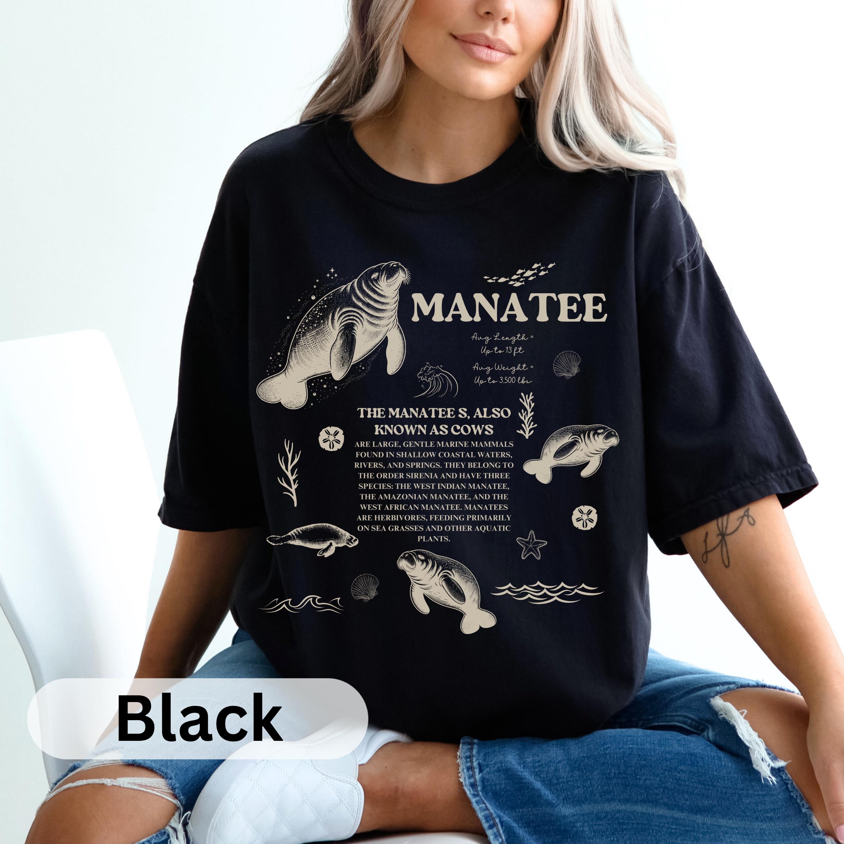 Manatee Shirt Coconut Girl Ocean Animal Shirt Preppy Clothes Here Comes ...