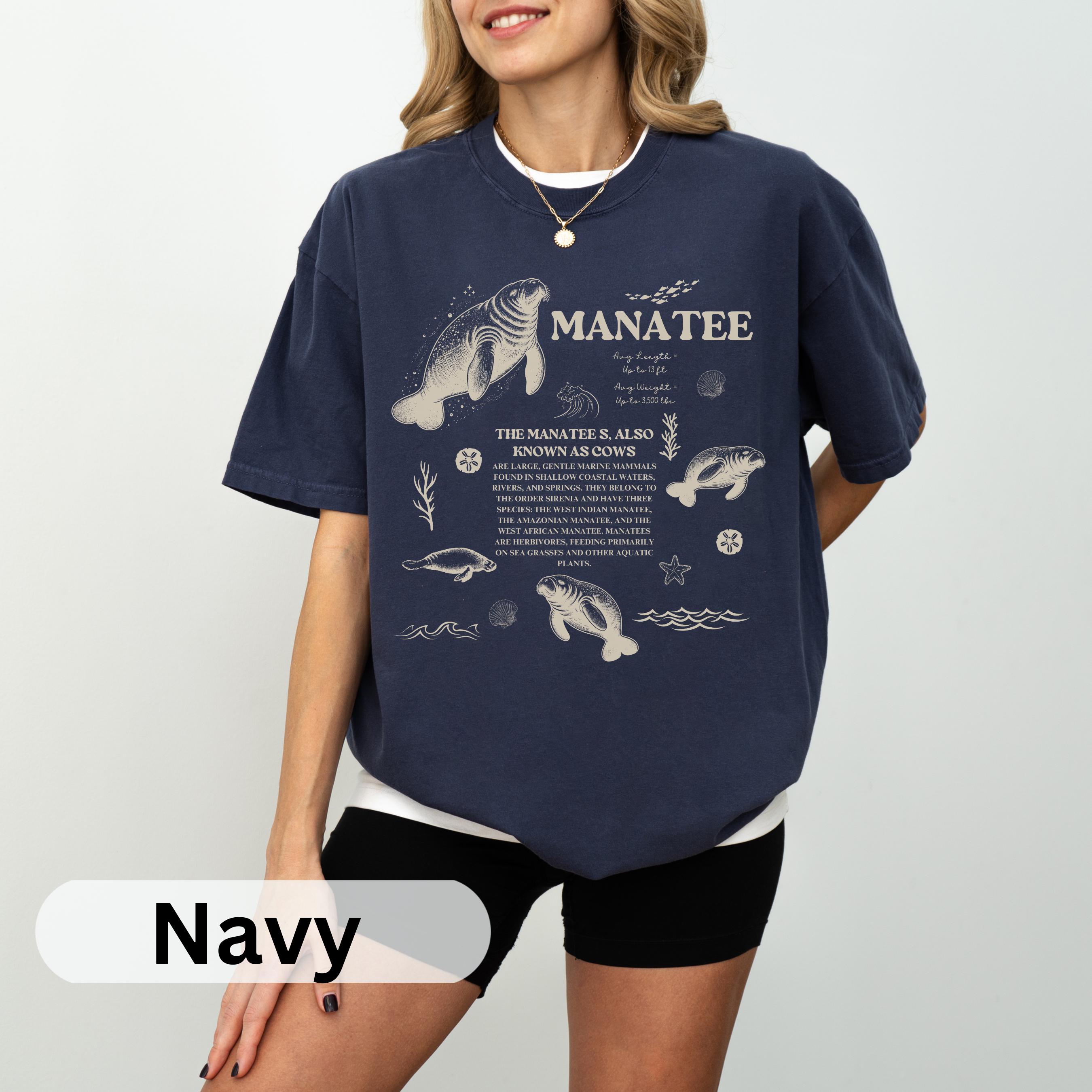 Manatee Shirt Coconut Girl Ocean Animal Shirt Preppy Clothes Here Comes ...
