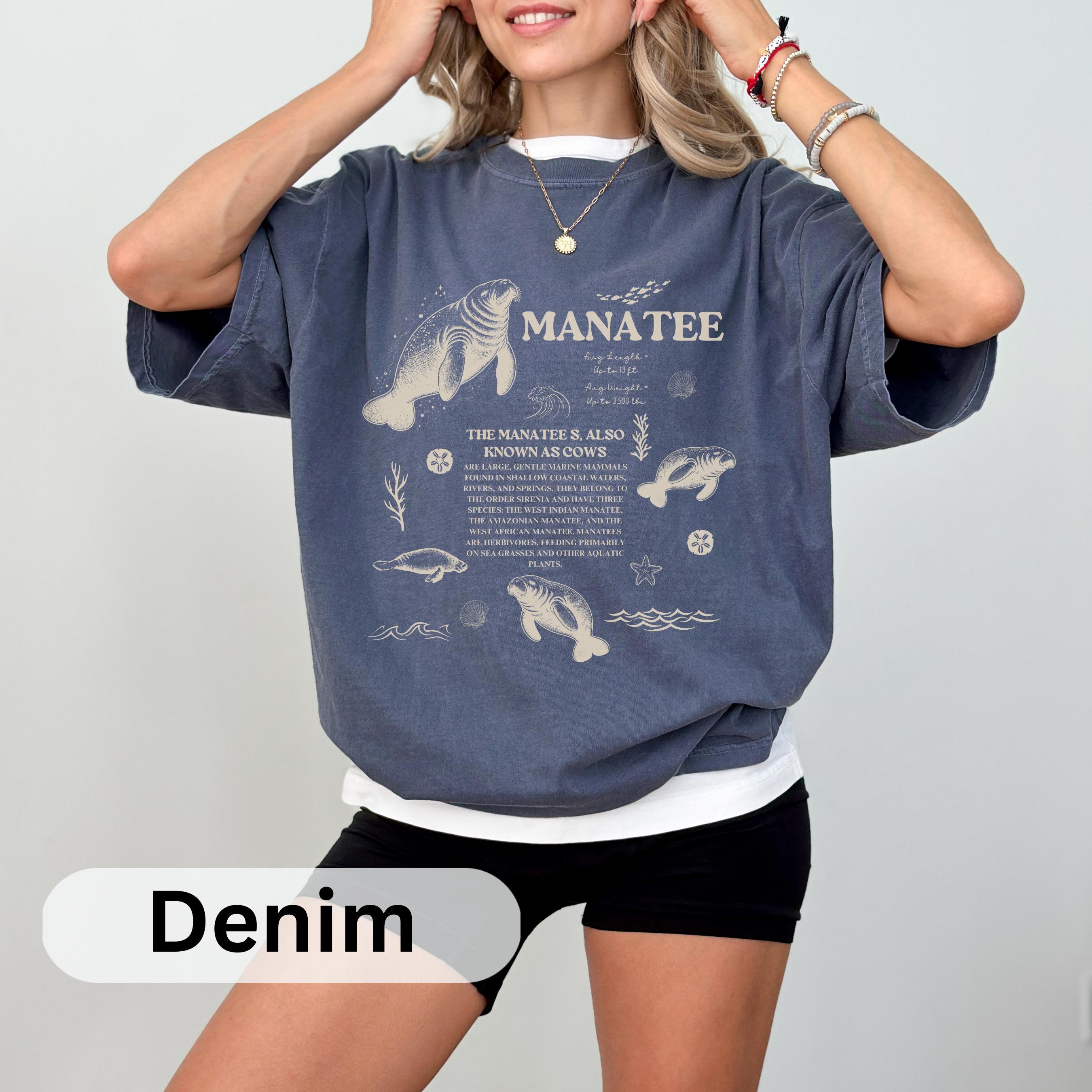 Manatee Shirt Coconut Girl Ocean Animal Shirt Preppy Clothes Here Comes ...