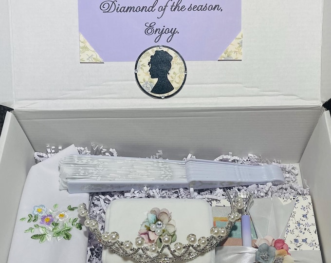 Bridgerton Silver Box- Be the Diamond of the Season - Etsy