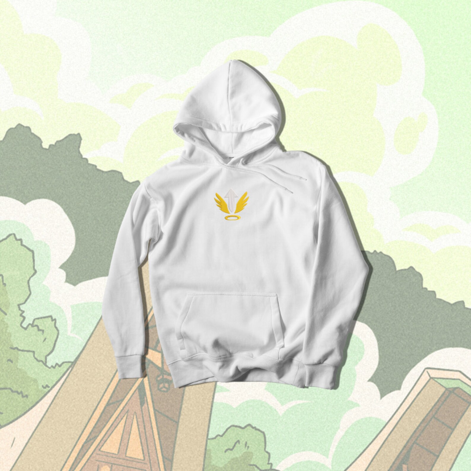 Mercy Overwatch Embroidery Design, Game Ultimate Symbol Digital Machine ...