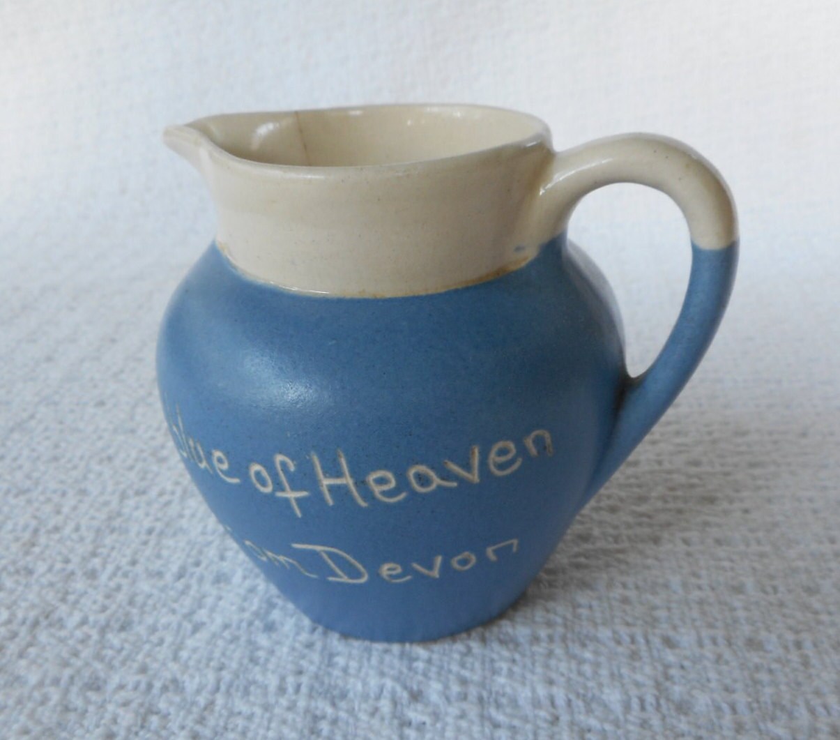 1940's Devon Ware torquay Motto Ware Ceramic Small Blue Creamer - Etsy