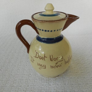 1940s Devon Ware torquay Motto Ware Coffee Pot With Lid - Etsy