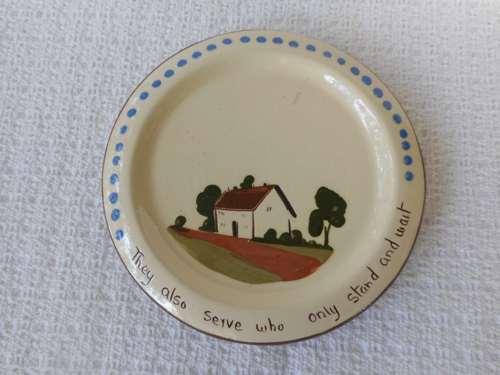 1940s Devon Ware torquay Motto Ware Tea Coaster - Etsy