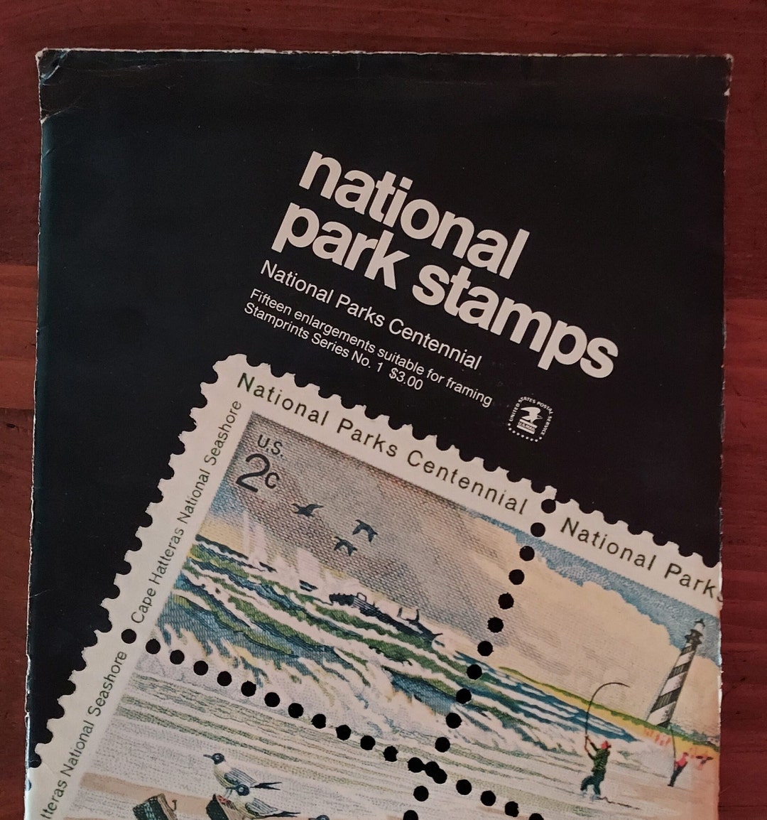 National Parks Stamps Frameable Print Set of 15 - Etsy