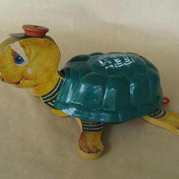 Turtle Pull Toy - Etsy