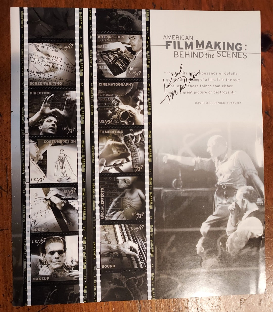 Autographed "art of Filmmaking Stamps" - Etsy