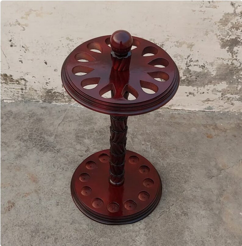 Walking Cane Holder Wooden Storage Rack for Walking Canes Sticks ...