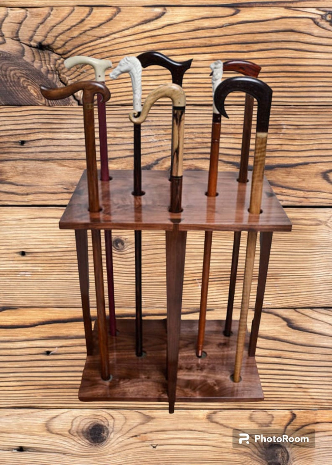 Umbrella Stand Designer Wooden Walking Cane Stand Rack for Walking ...