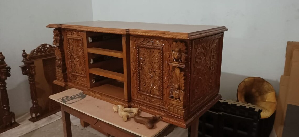 Wooden Home Temple for Home Handmade Temple Home Puja Mandir Handmade ...