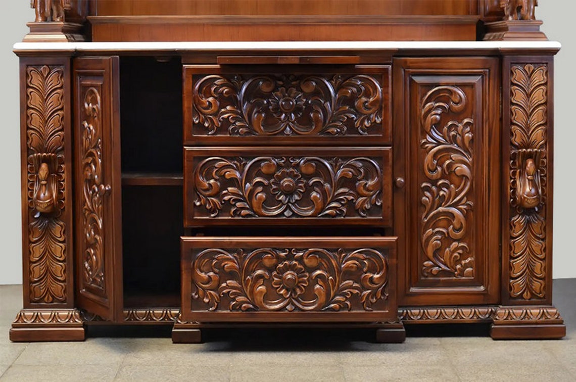 Temple With Drawers Temple for Home Hindu Temple Designer Wooden Pooja ...