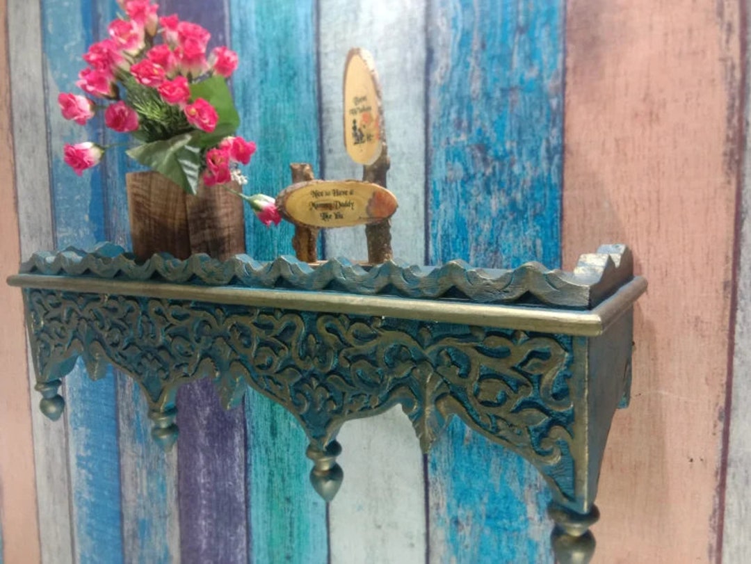 Carving Wall Shelf/handmade Shelf/ Floating Shelves /handcrafted Wall ...