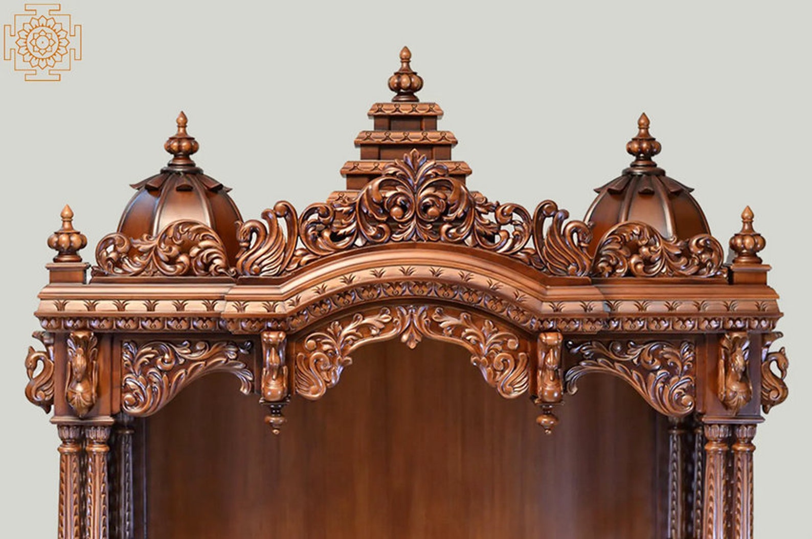 Temple With Drawers Temple for Home Hindu Temple Designer Wooden Pooja ...