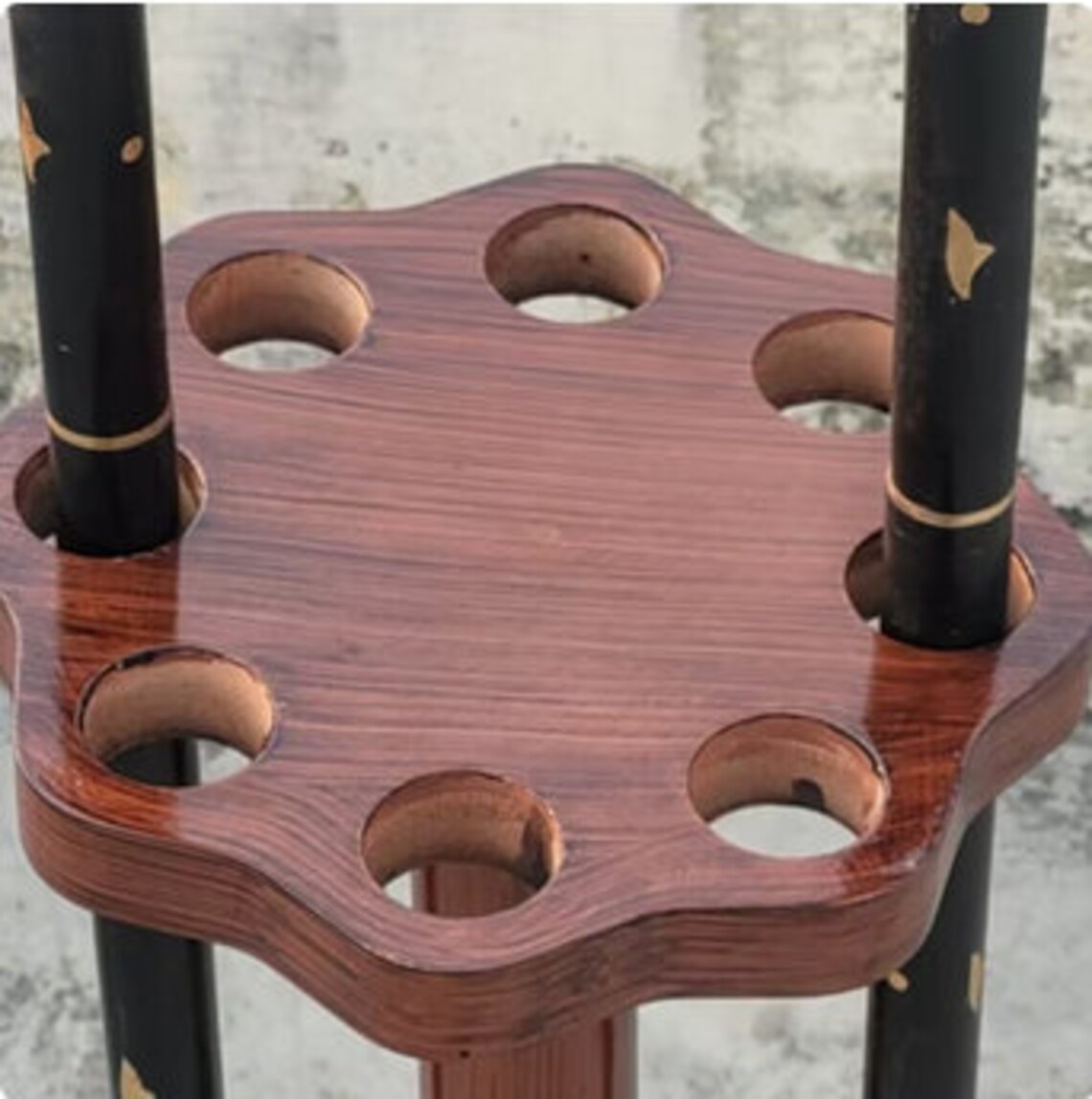 Walking Stick Rack Wooden Storage Rack for Walking Canes Sticks ...