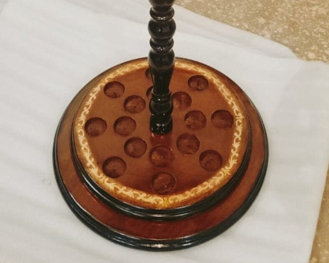 Teakwood Walking Walking Cane Stand Rack for Walking Canes Sticks Golf ...