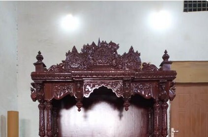 72 Large Carved Modern Temple Unique Design Teakwood Hometemple Solid ...