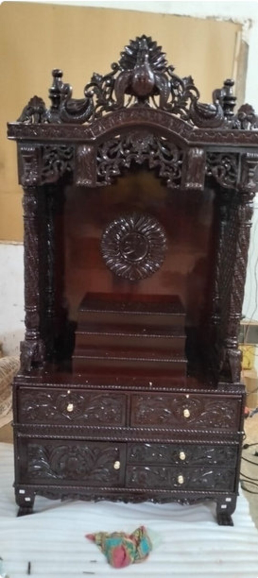 72 Large Indian Temple Modern Hindu Temple Unique Design Teakwood ...