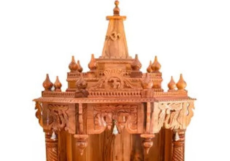Wooden Temple/worship Temple/decorative Temple/wood Home Temple/wood ...