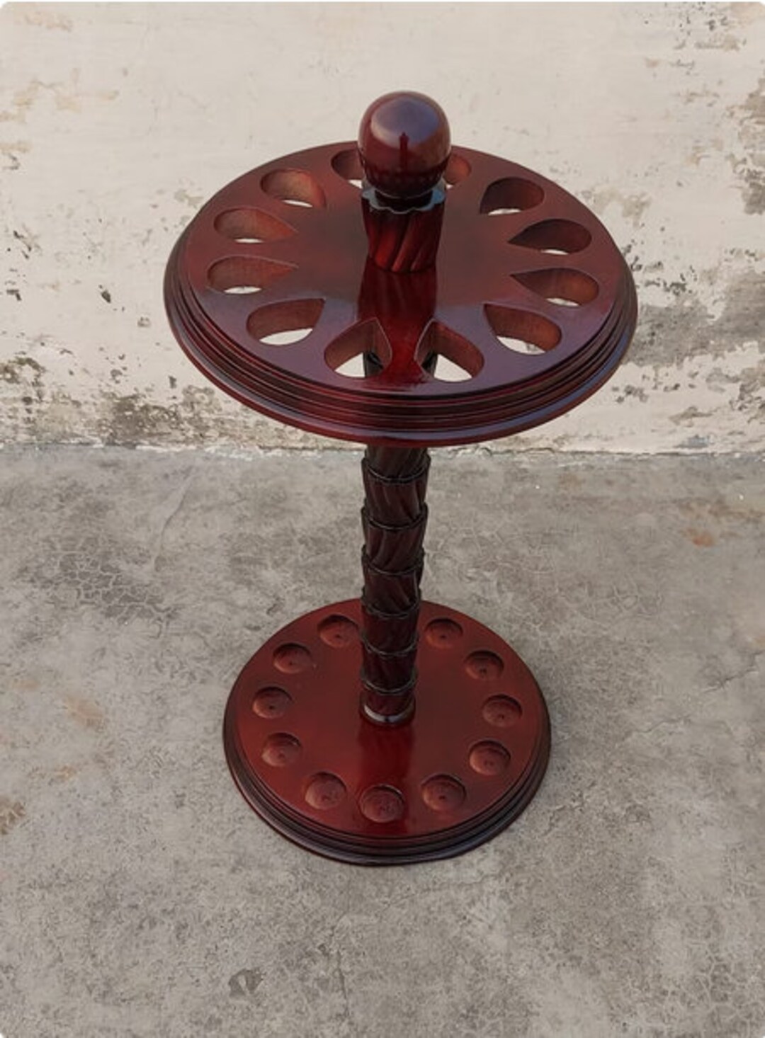 Walking Cane Holder Wooden Storage Rack for Walking Canes Sticks ...