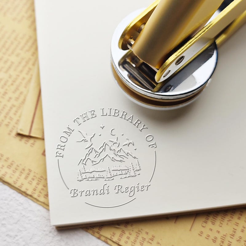 Personalized Book Stamps - Etsy