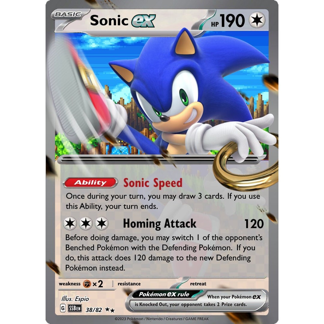 Smashcards - Sonic Ex - Etsy