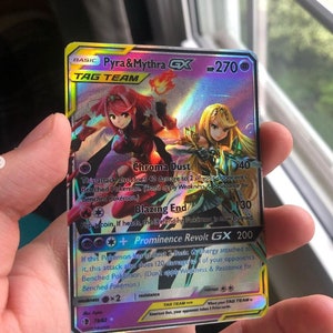 Smashcards - Pyra & Mythra GX Tag Team - Etsy
