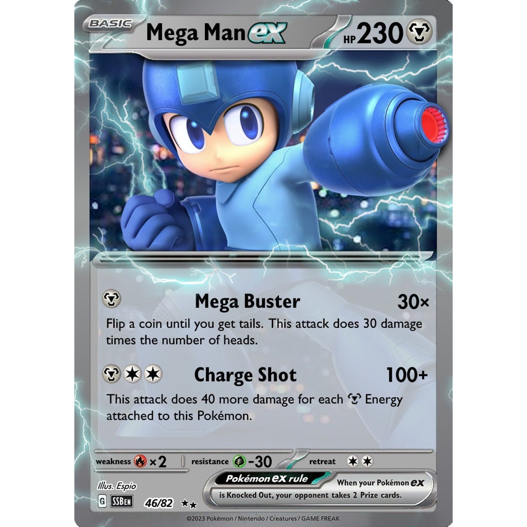 Smashcards Mega Man Ex - Etsy