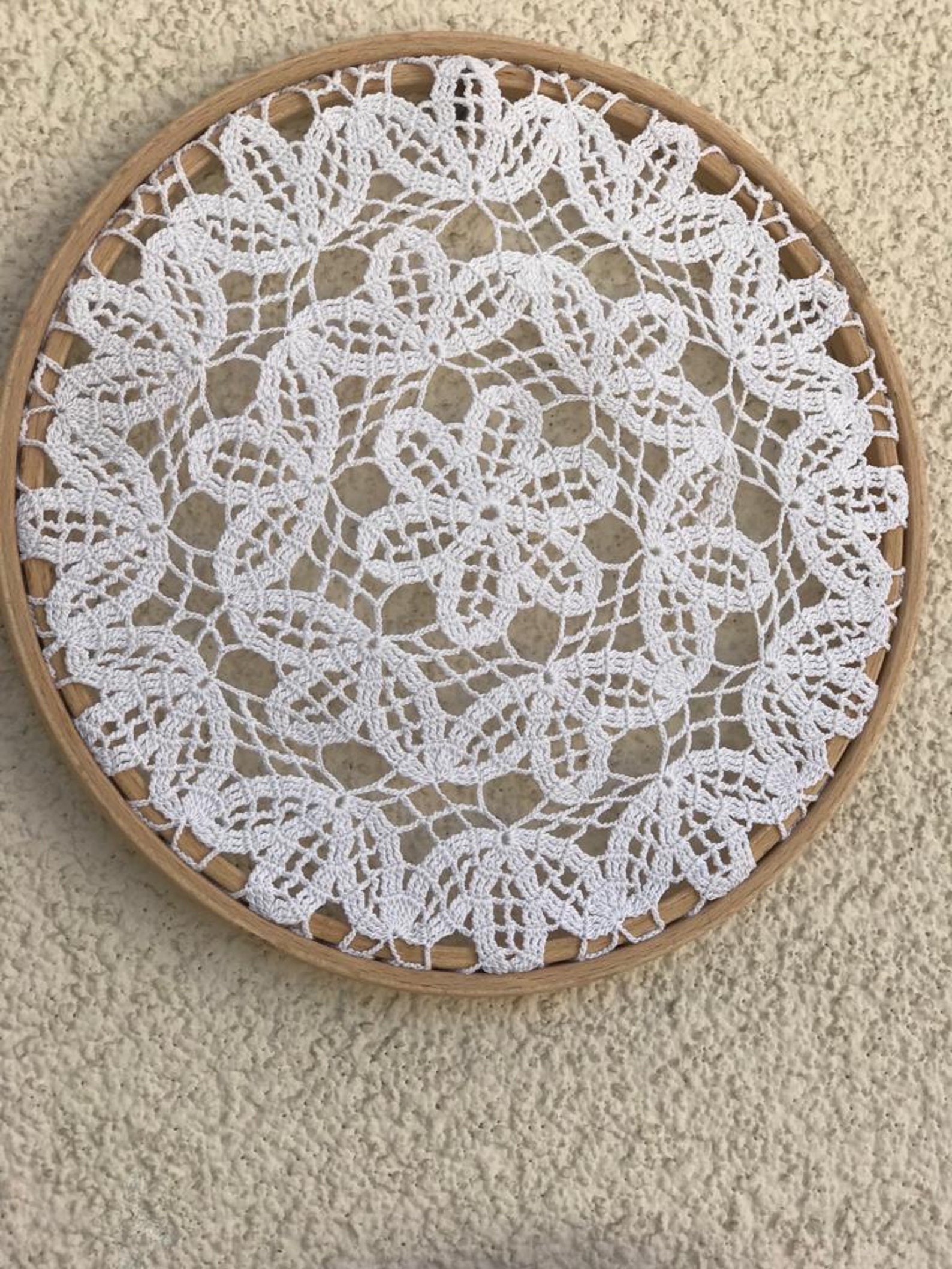 Handcrafted, Lace, Hoop Apparatus, Nostalgic Accessory for Your Room ...