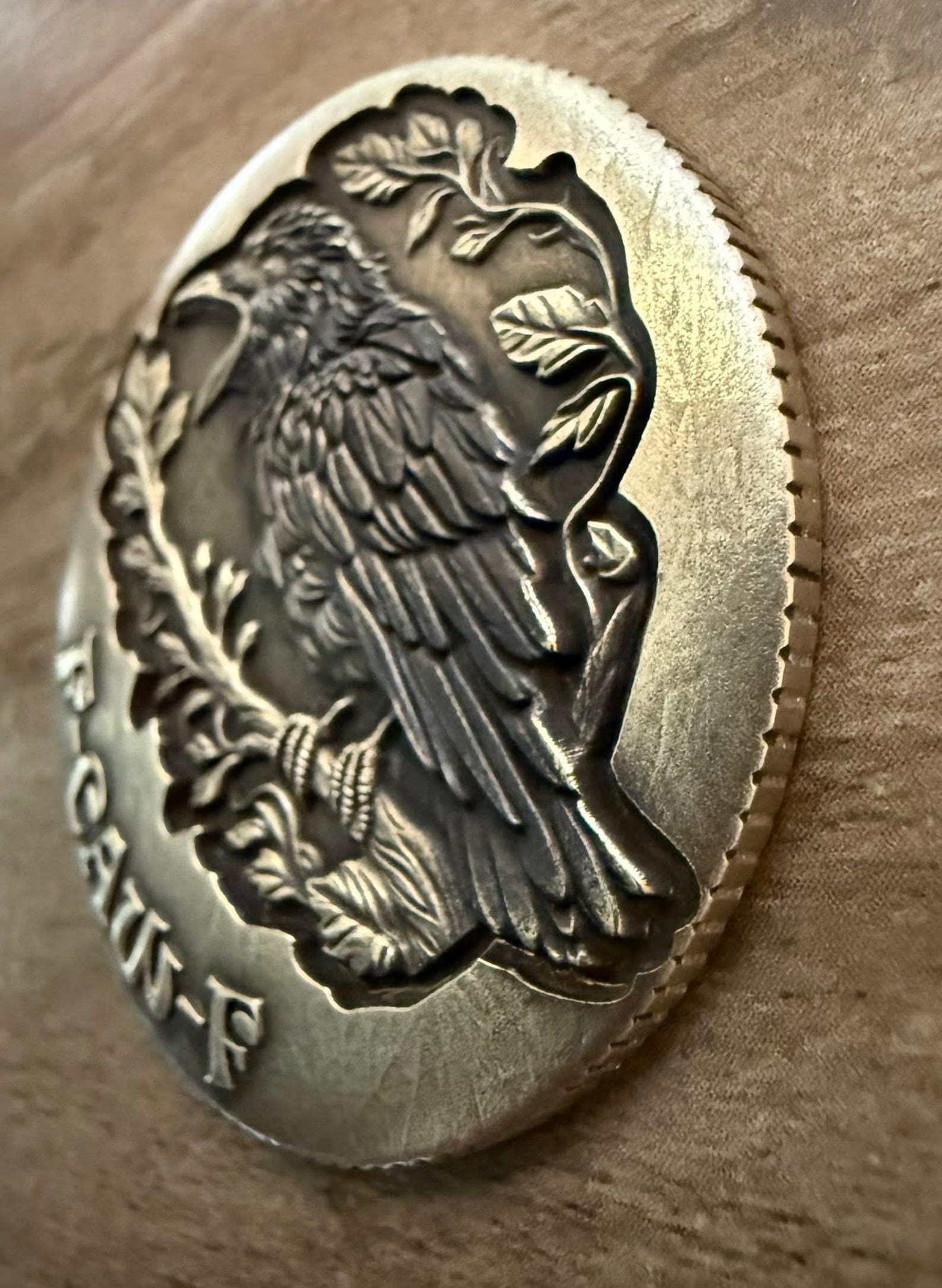 F-CAW-F Brass Challenge Coin – Raven Coin With Attitude, Golf Ball ...
